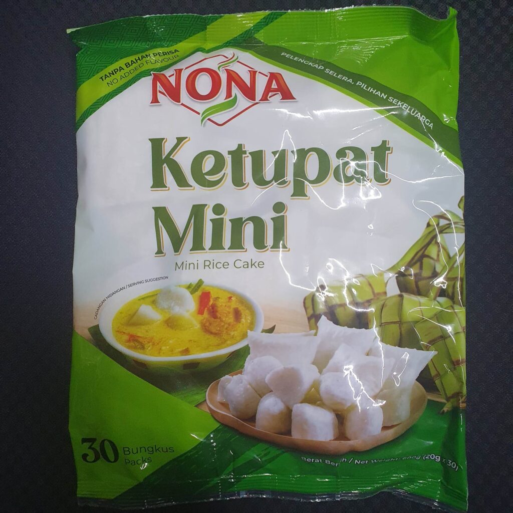 Nona Mini Ketupat (Mini Rice Bag) – 30 bags @20g = 600 grams (21.2 oz ...