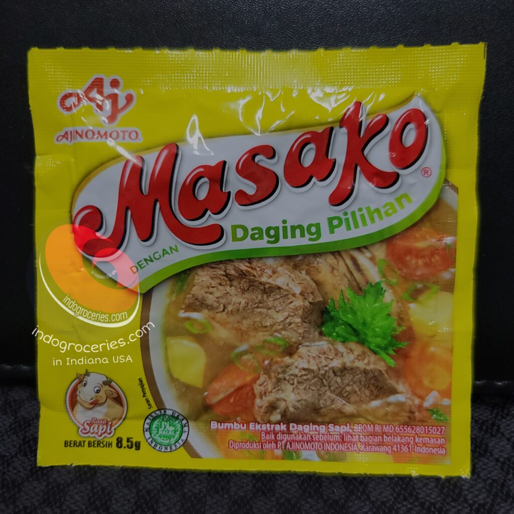 Ajinomoto Bumbu Kaldu Masako Rasa Sapi – 6 sachets @ 8.5 grams – Indo ...
